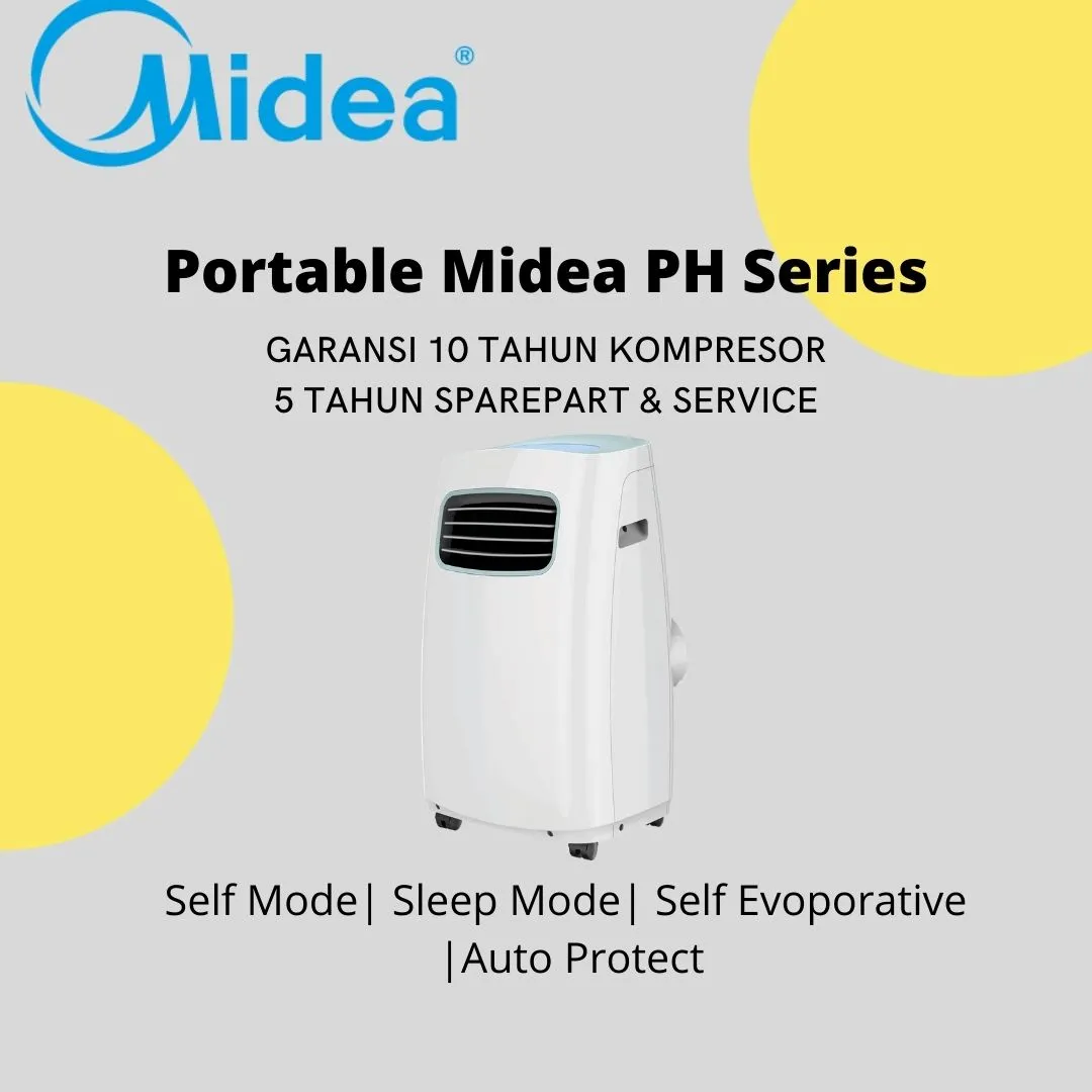 Jual / Harga AC Portable Midea PH Series - CV Bintang Plasma